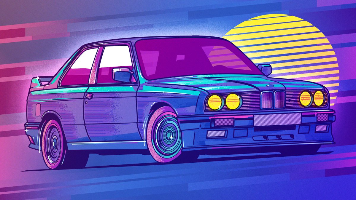 Vector Car 90s