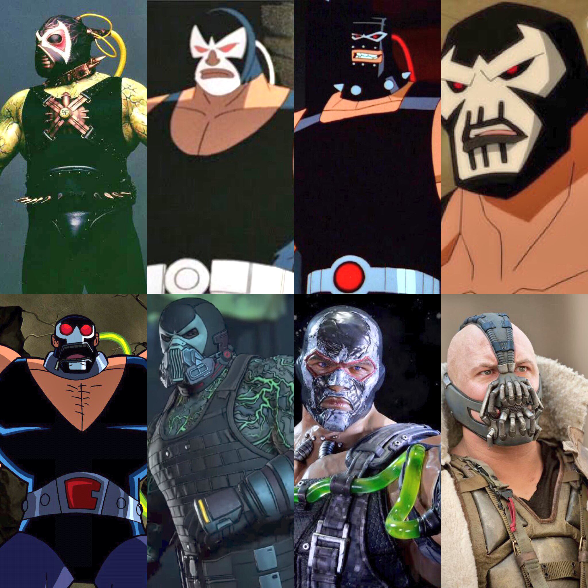 Bane Batman Cartoon Mask