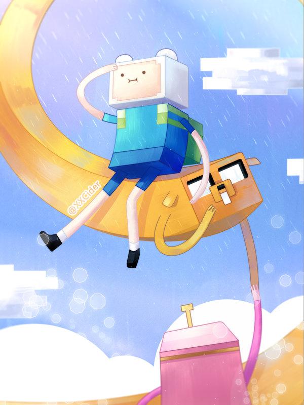 Adventure Time Minecraft Wallpaper
