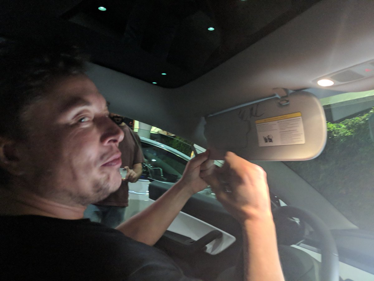 This customer got his Model 3 signed by Elon! : r/teslamotors