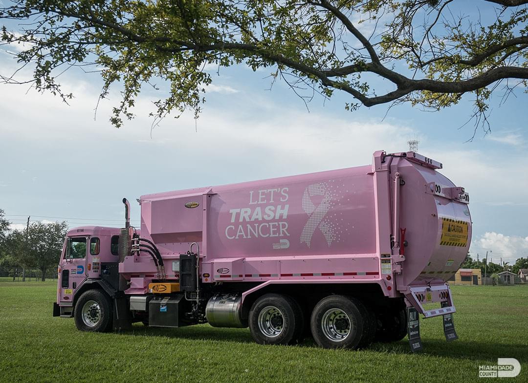 Pink Garbage Truck