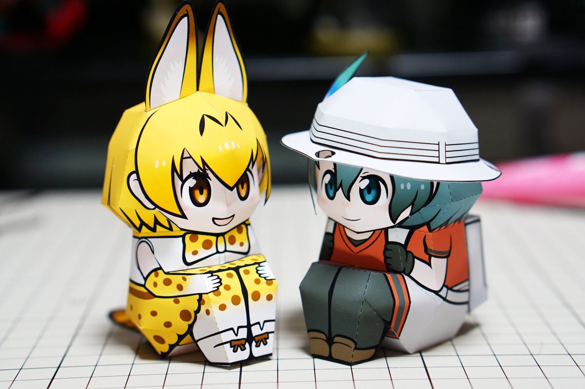 【けものフレンズ】サーバルちゃんのペーパークラフトをファンが製作 | けもちゃん