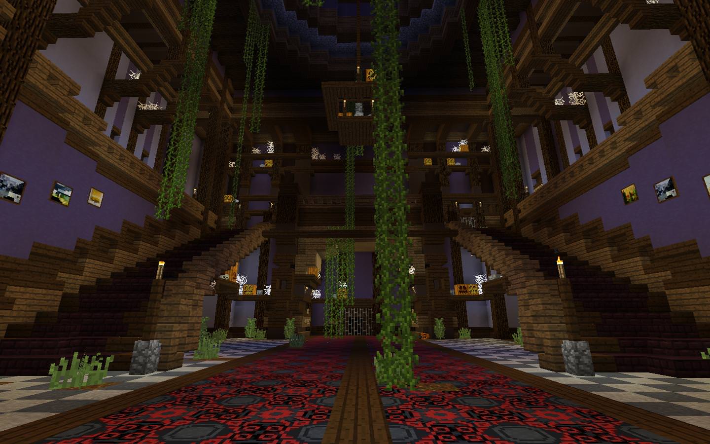 Minecraft Haunted Mansion Inside