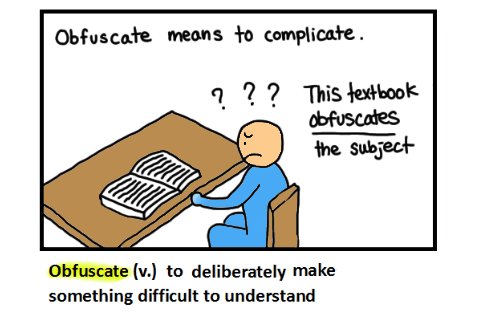 【英検1級とお付き合い】26 ーobfuscate（オブファスケイト）ー 【語意】（意図的に）分かりづらくする・困惑さ... [Twitter ...