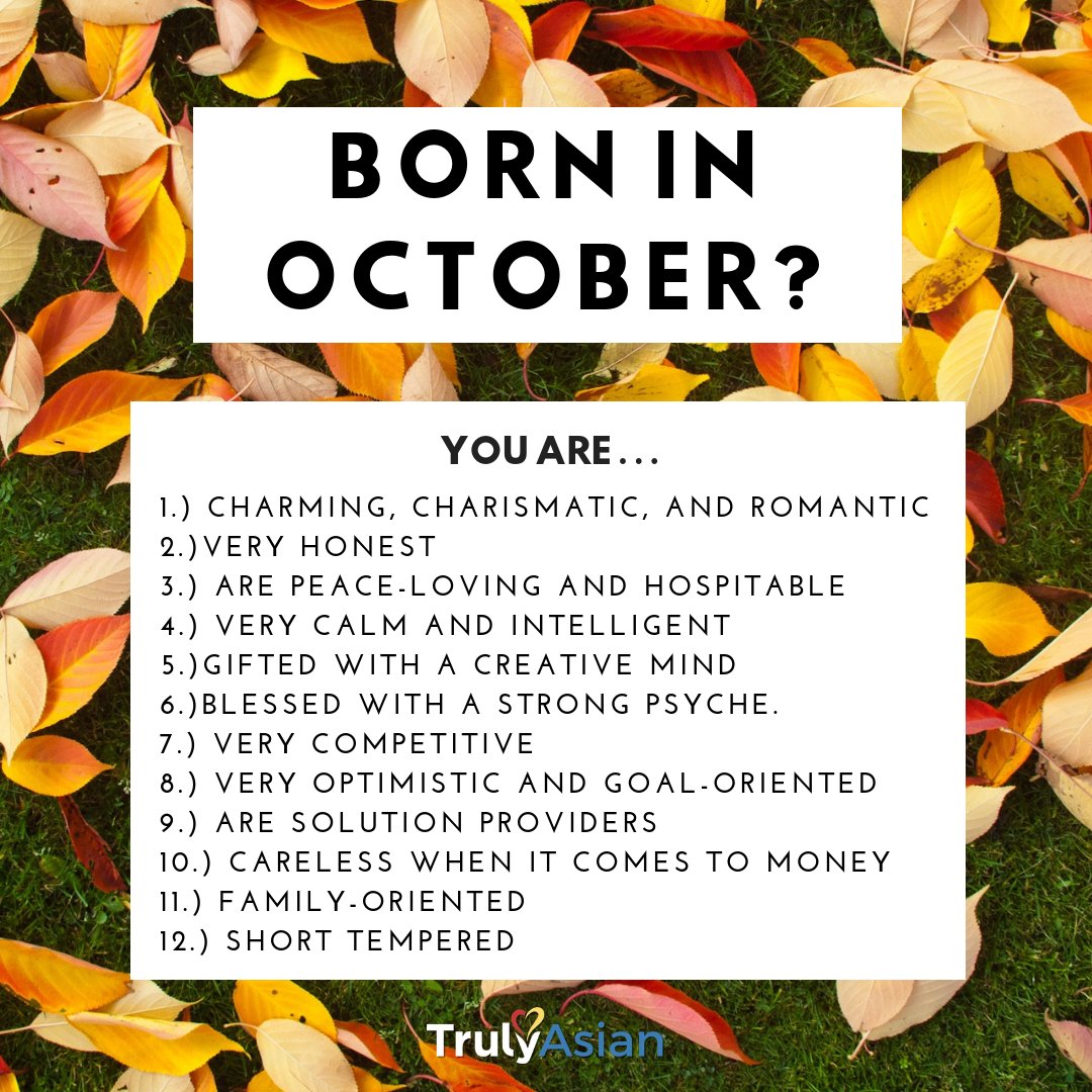 October Born People Characteristics