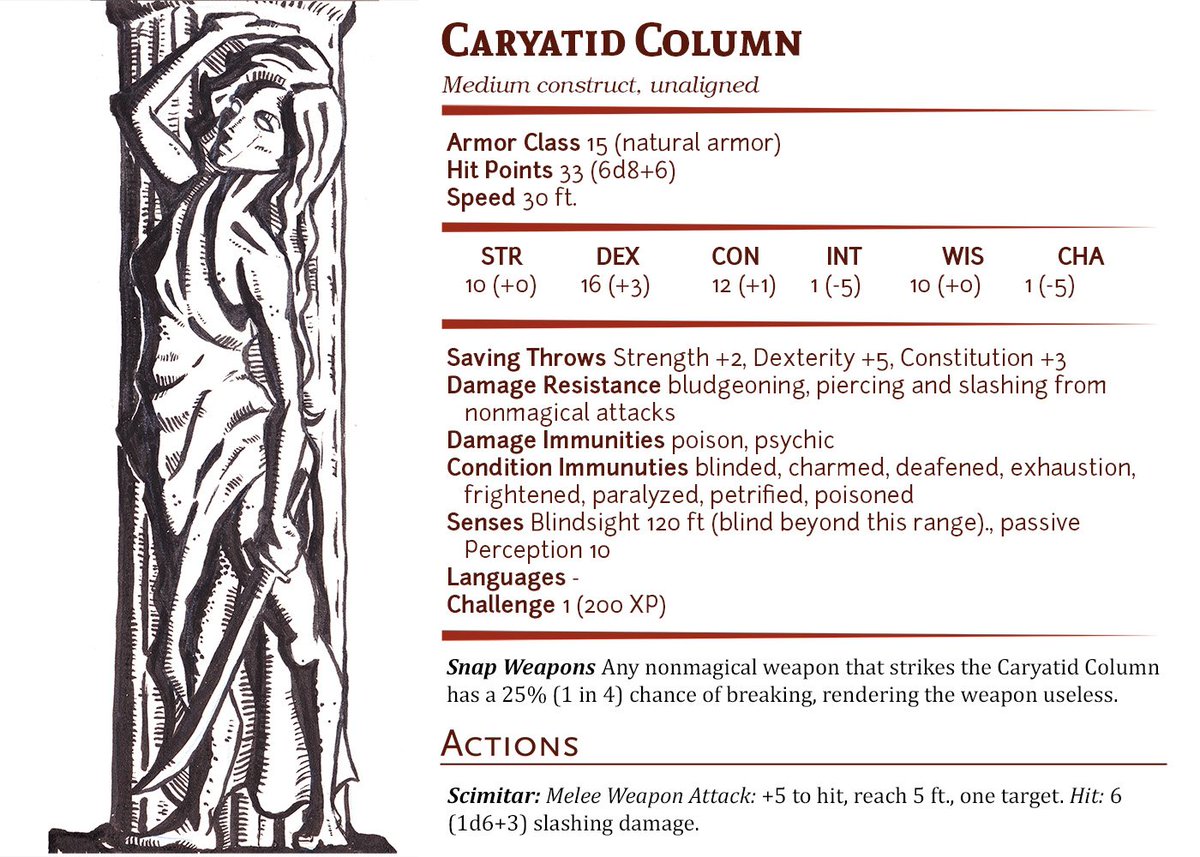 Caryatid Column