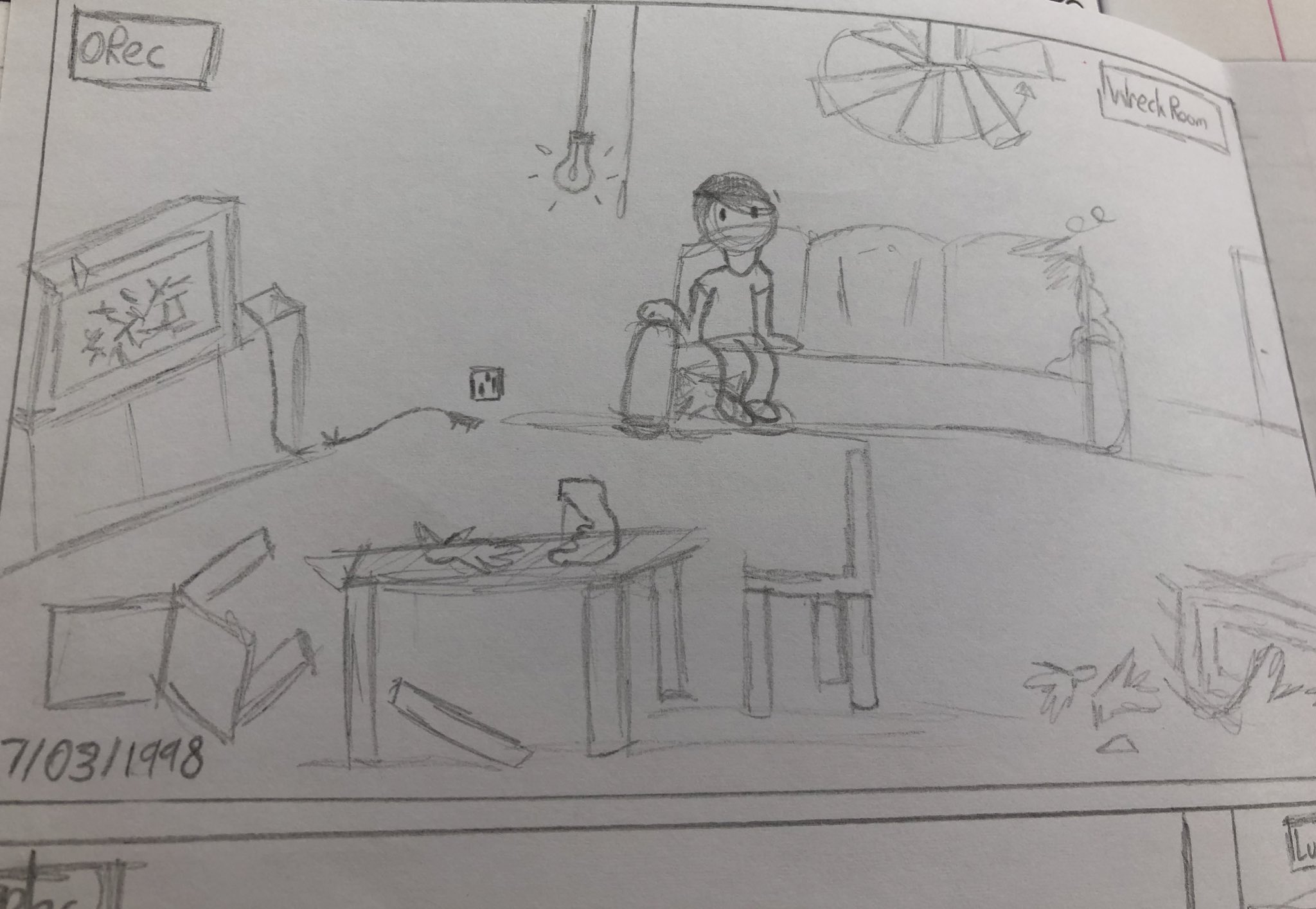 Holes Camp Green Lake Drawing