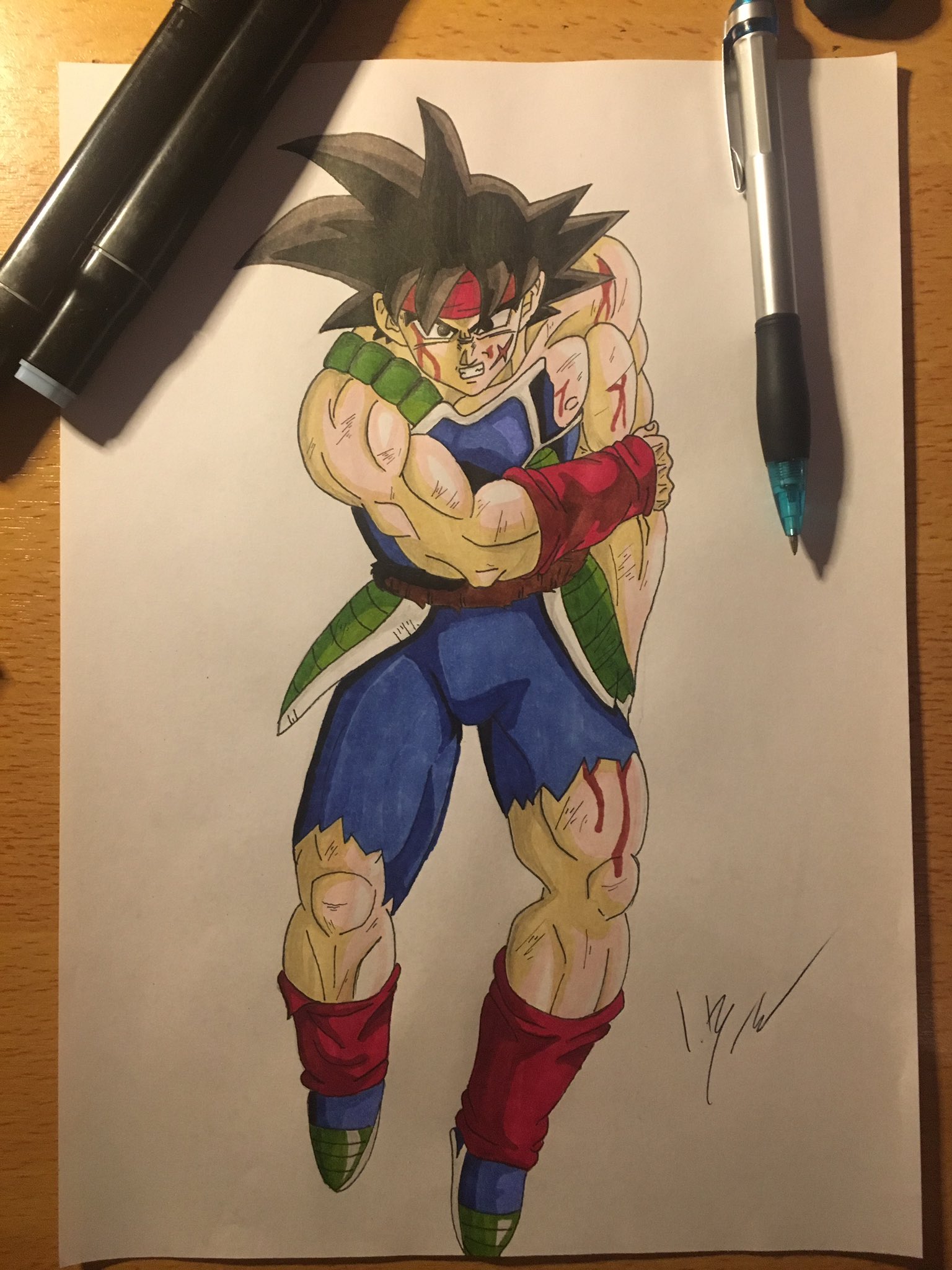 How To Draw Bardock