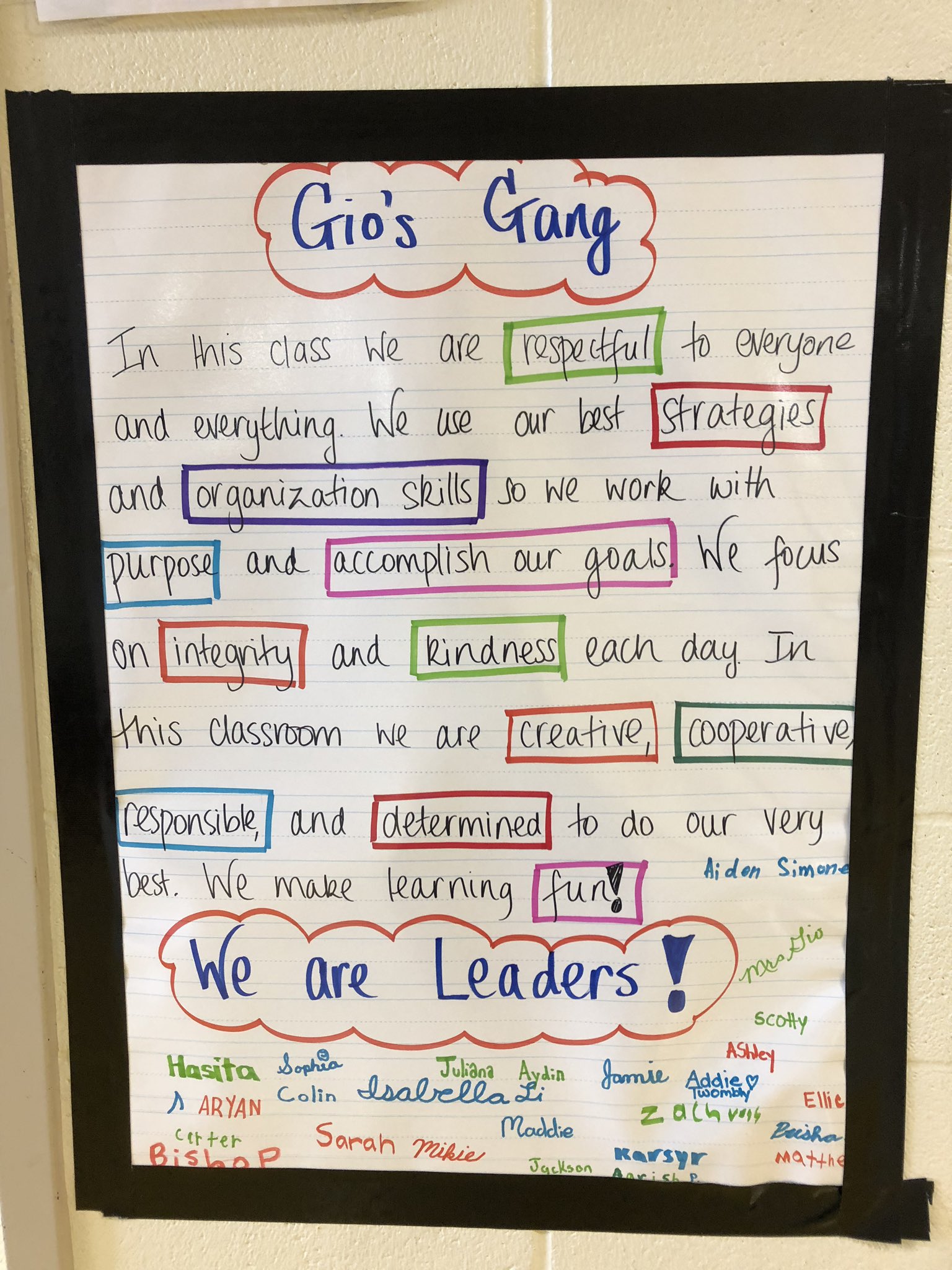 5th Grade on Twitter: "More 5th grade classroom mission statements # ...