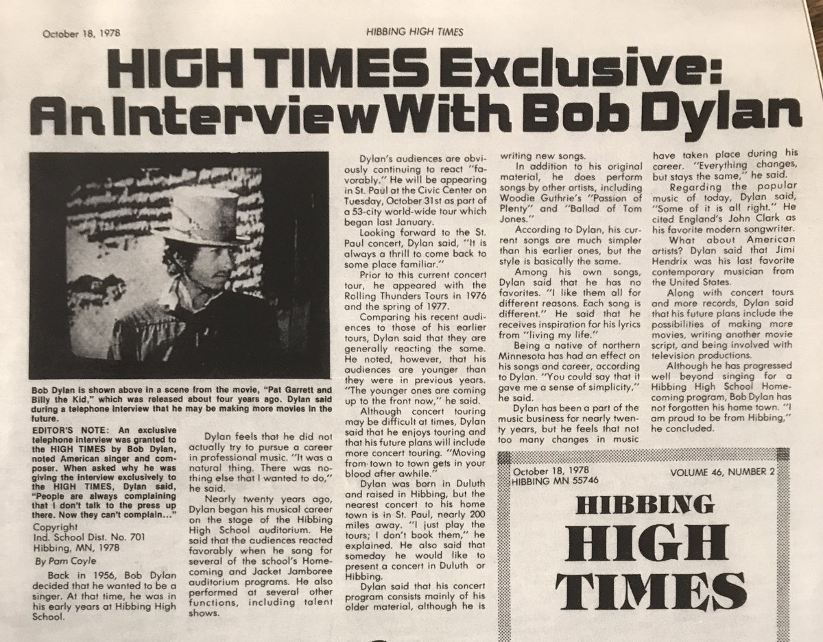 Bob Dylan High School