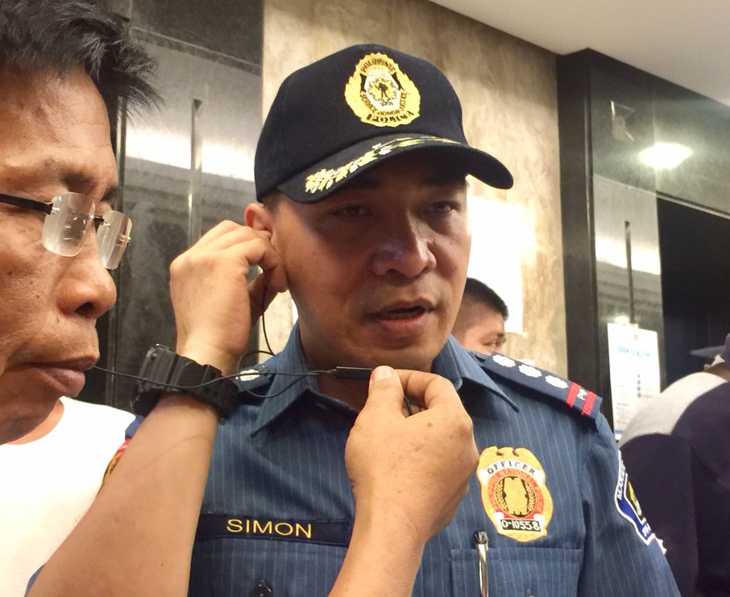 LOOK: Makati City Police chief S/Supt Rogelio Simon also here to await ...