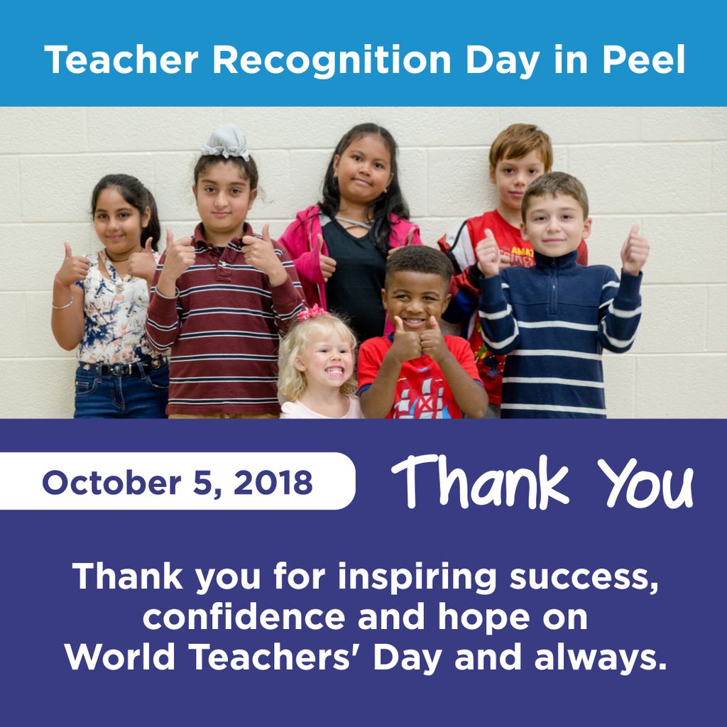 Peel District School Board On Twitter Today Is WorldTeachersDay In peel-district-school-board-on-twitter-today-is-worldteachersday-in