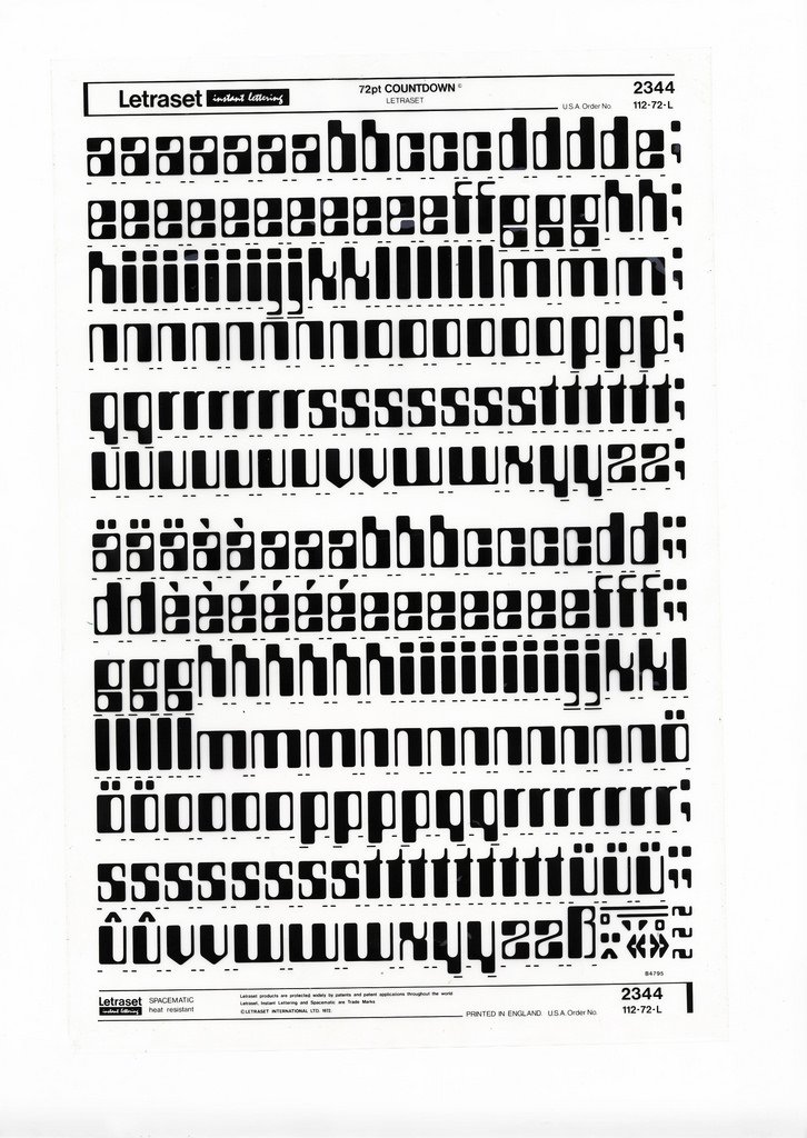Letraset Fonts