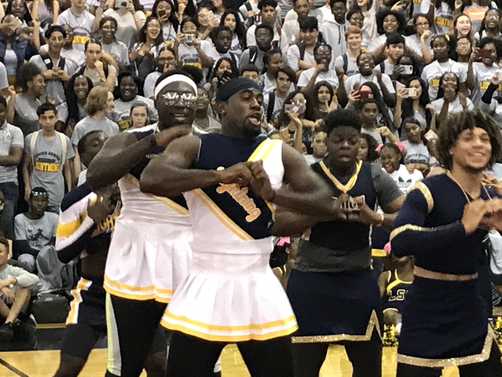 Powder Puff Cheerleaders