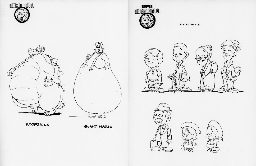 「The Super Mario Super Show model sheets from the episodes Ma」Max6464の漫画