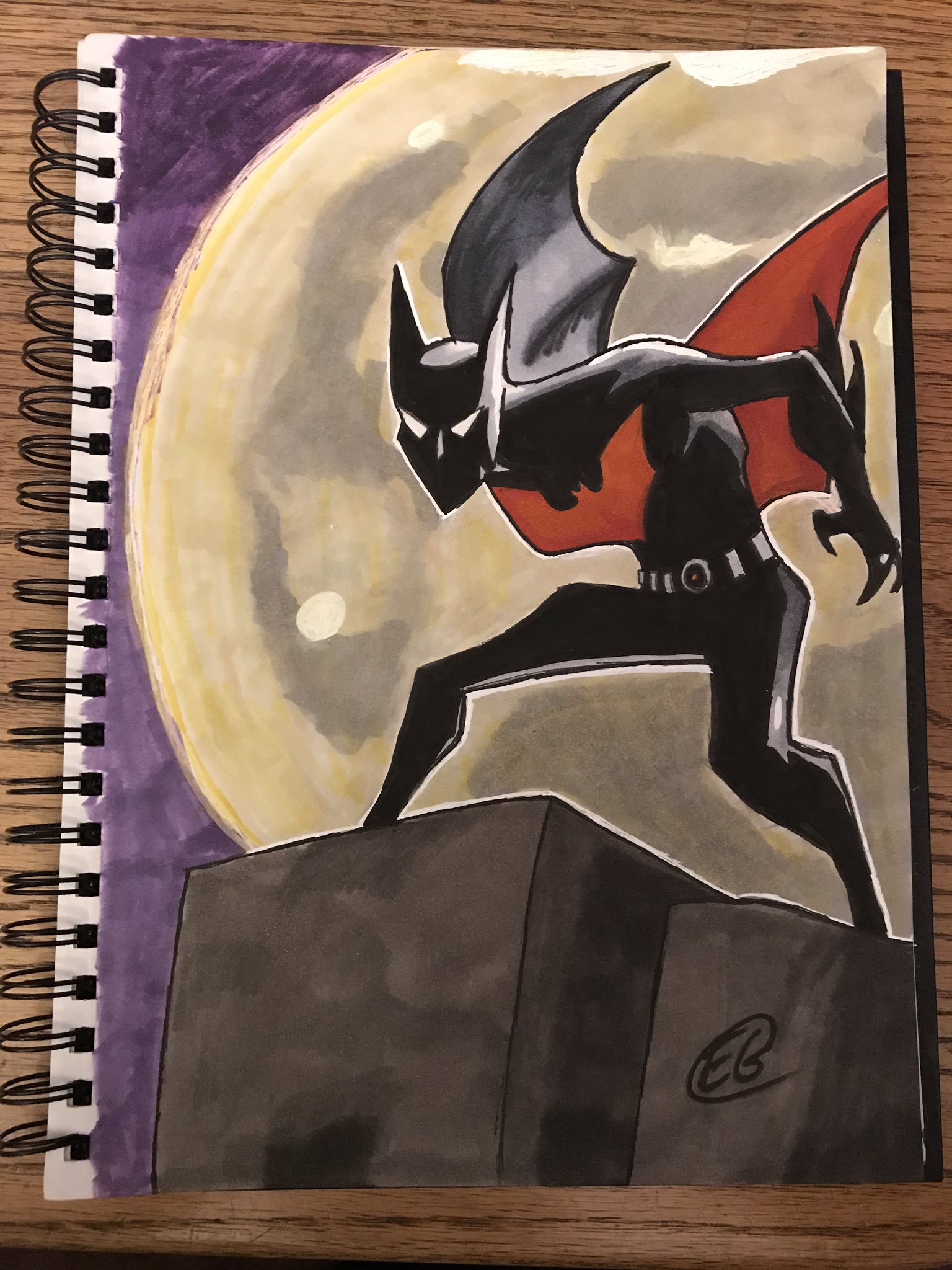 Batman Beyond Drawing In Pencil