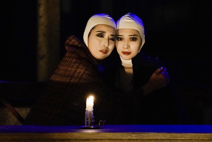 SPICE[舞台情報メディア]／e＋ on Twitter: "KERA・MAP＃008 『修道女たち』開幕 #KERA #鈴木杏 #緒川たまき #鈴木浩介 #伊勢志摩 #伊藤梨沙子 #松永 ...