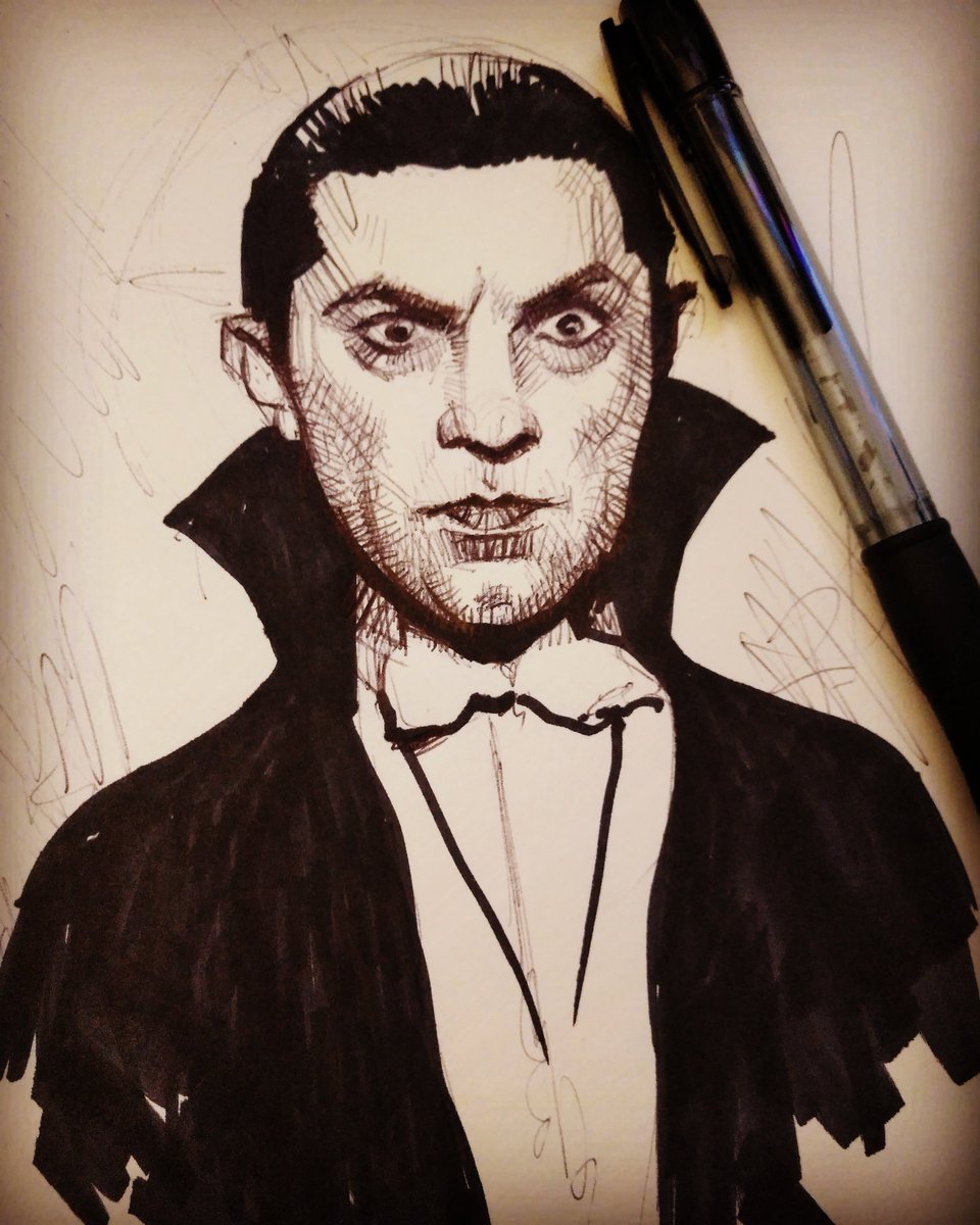 Vampire Dracula Drawing