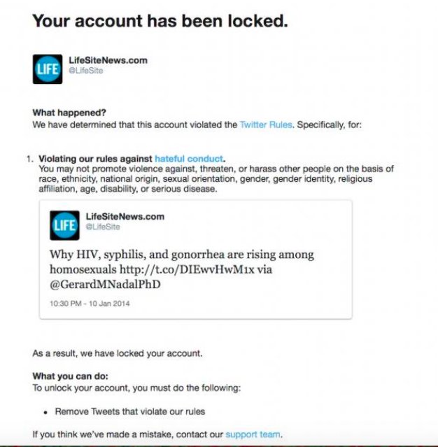 Nick Donnelly On Twitter Lifesite Have Been Locked Out Of Account