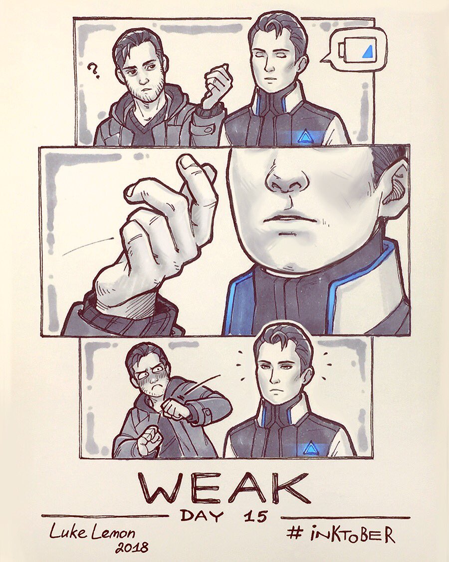 Reed900 Inktober 2018 - LukeLemon - Detroit: Become Human (Video Game ...