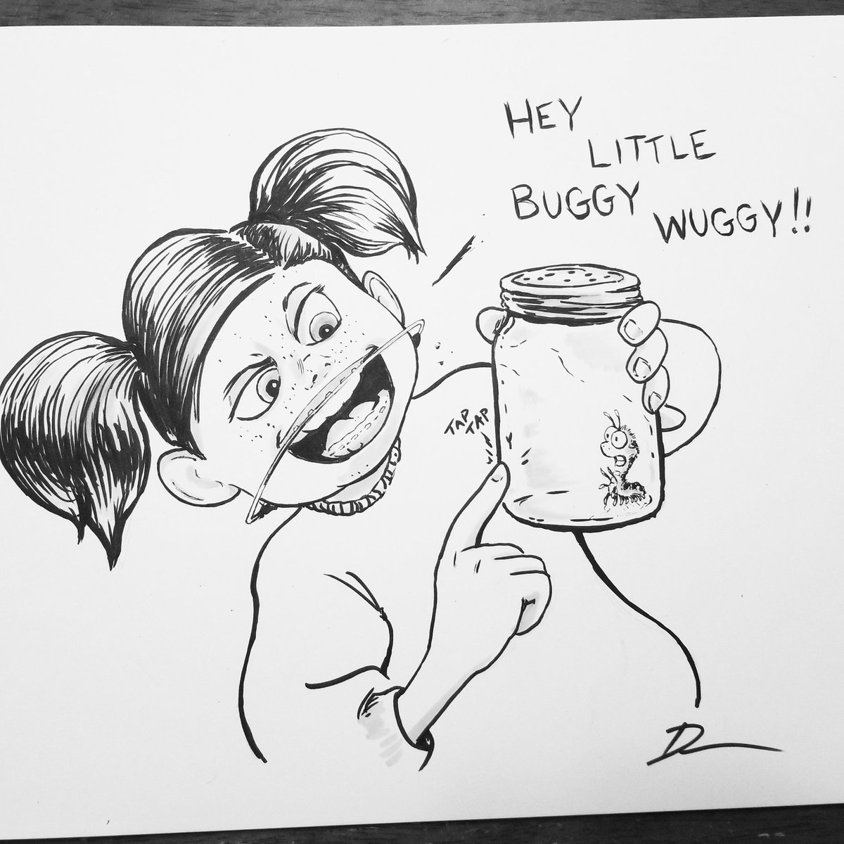 Darla Finding Nemo Drawing