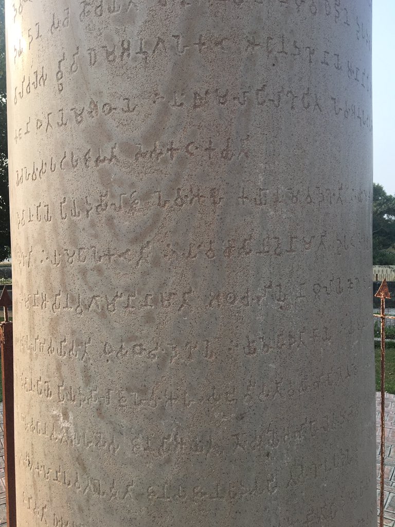 Ashoka Pillar Inscription