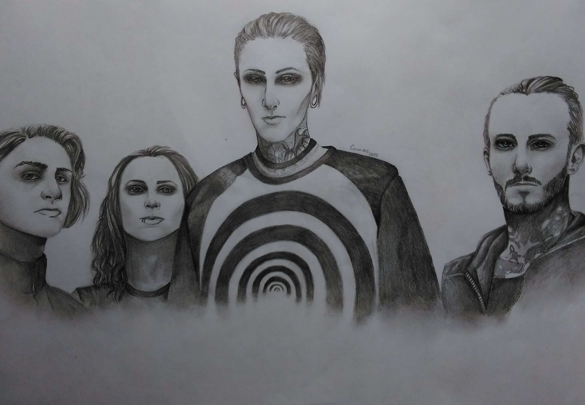 Motionless In White Chris Drawing