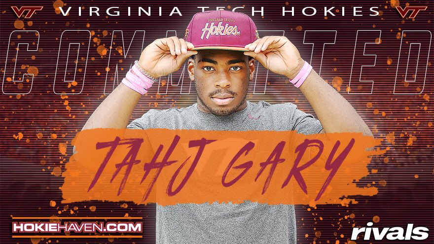 2019 3* RB Tahj Gary Commits to Virginia Tech : r/CFB