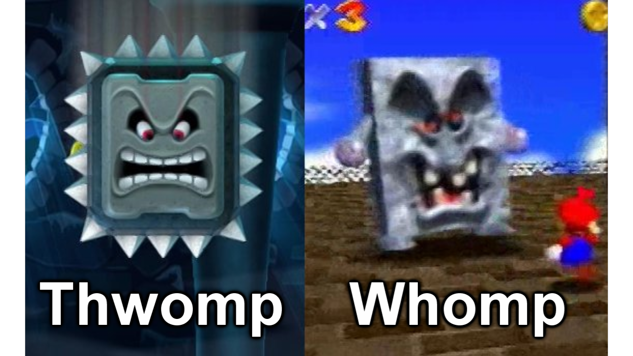 Mario 64 Thwomp