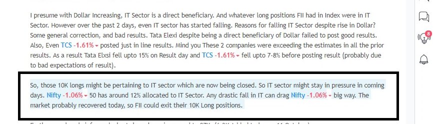 Pratham Aggarwal on Twitter: "Infy Falling? TCS Falling? Mindtree falling? Share the same in ...