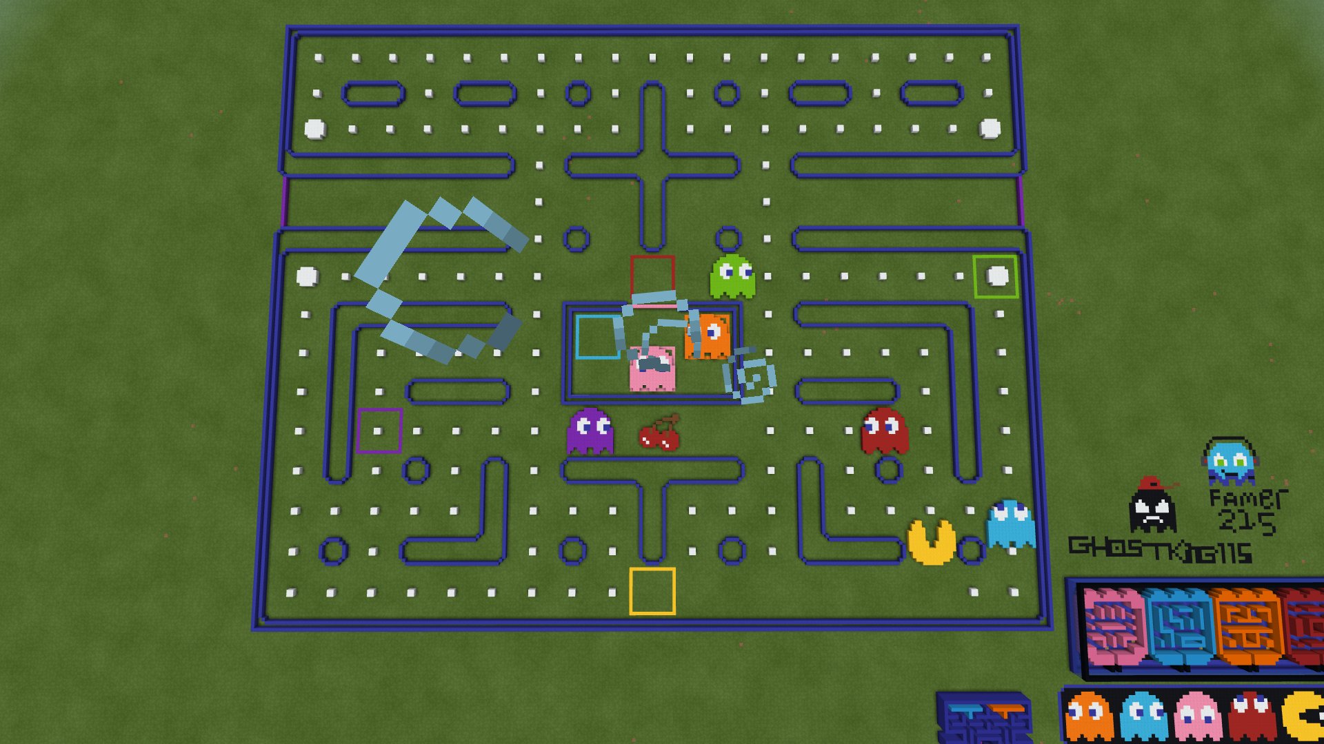 Pac Man Maze Minecraft