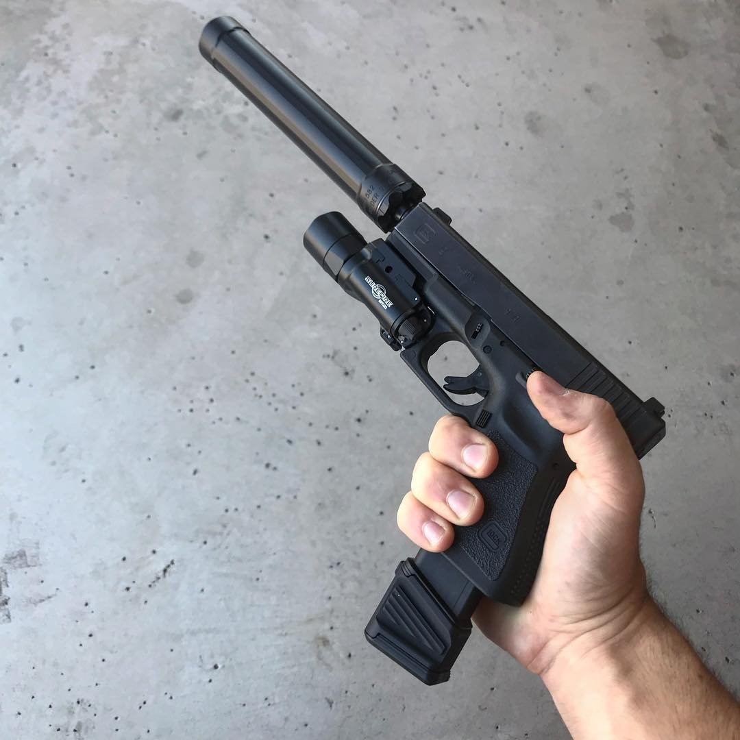 Glock 19 Gen 4 Suppressor