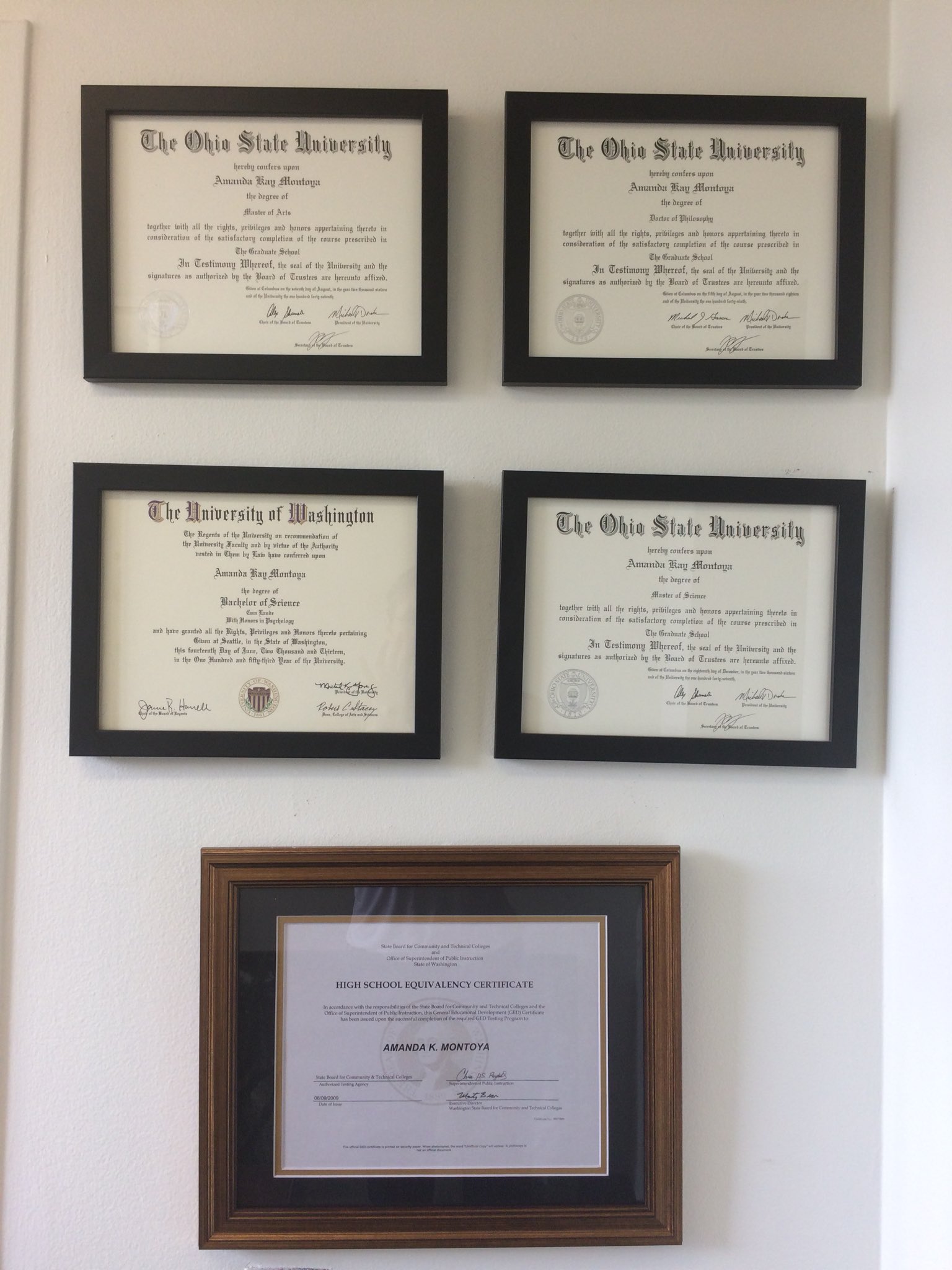 Certificado De Diploma Ged De Ohio Para Imprimir El Origen Del Estado