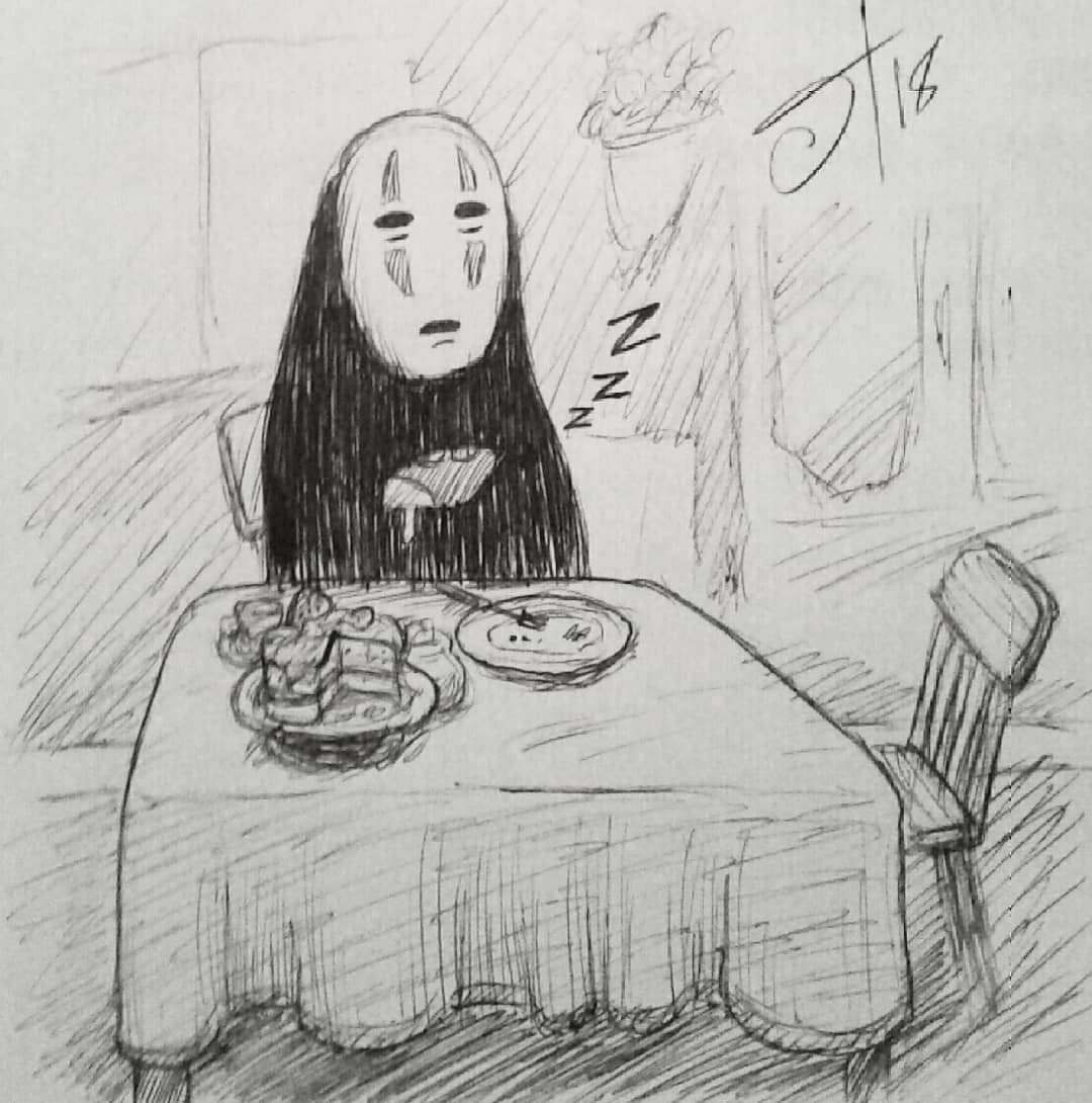 Spirited Away Drawing