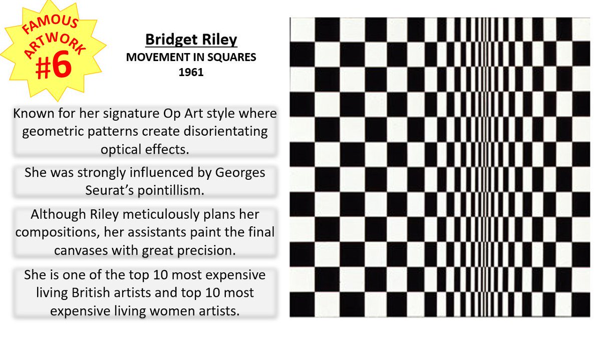 Bridget Riley Movement In Squares