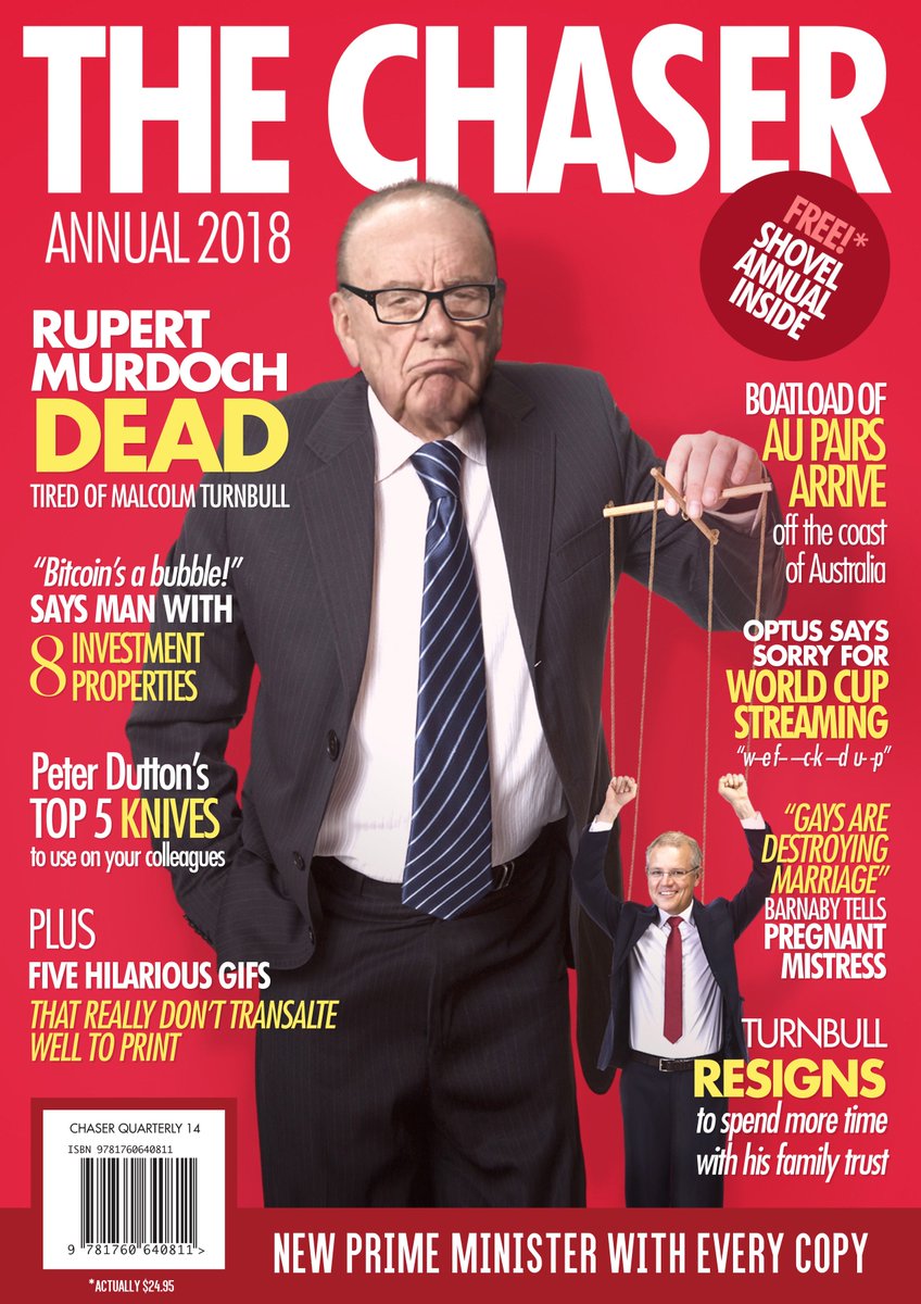 "the best Chaser annual of 2018" : r/australia