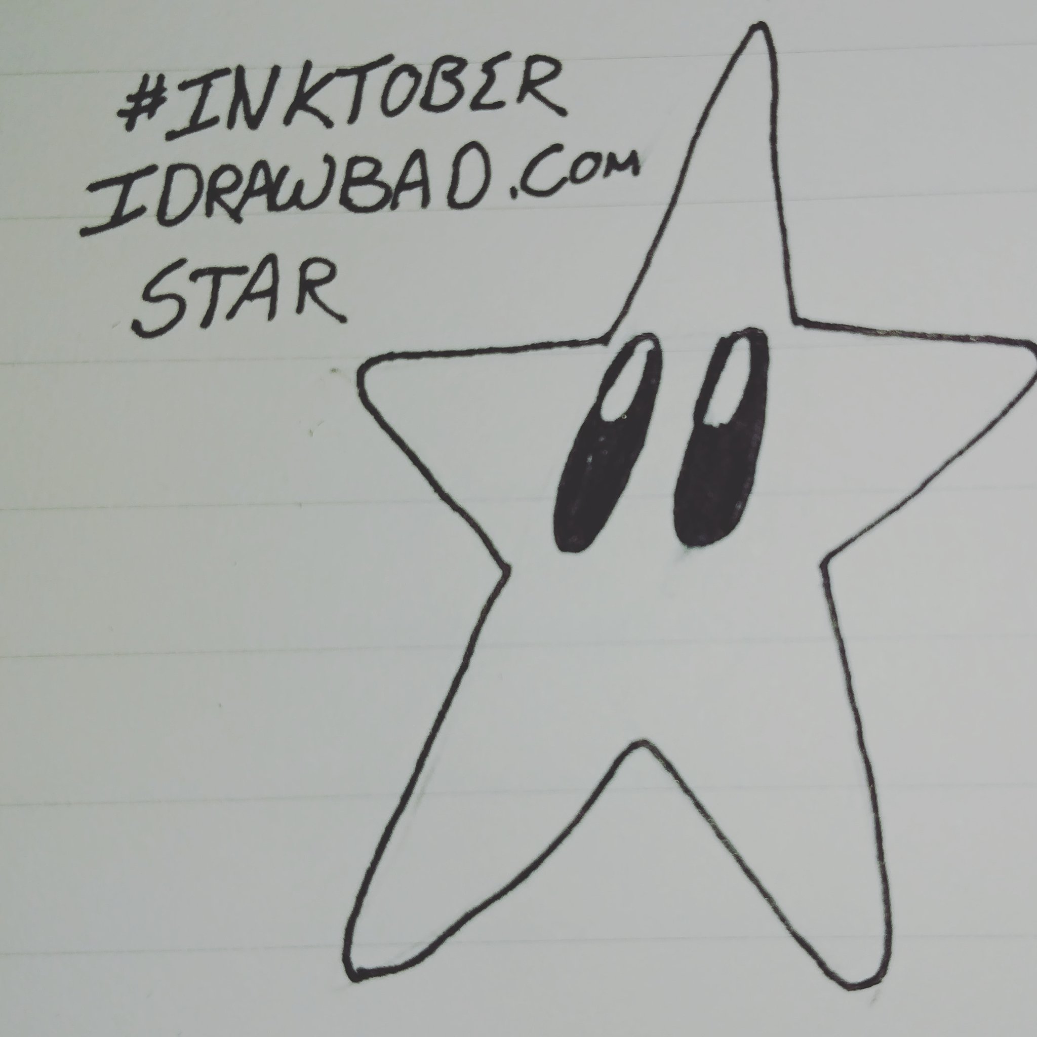 Mario Star Drawing