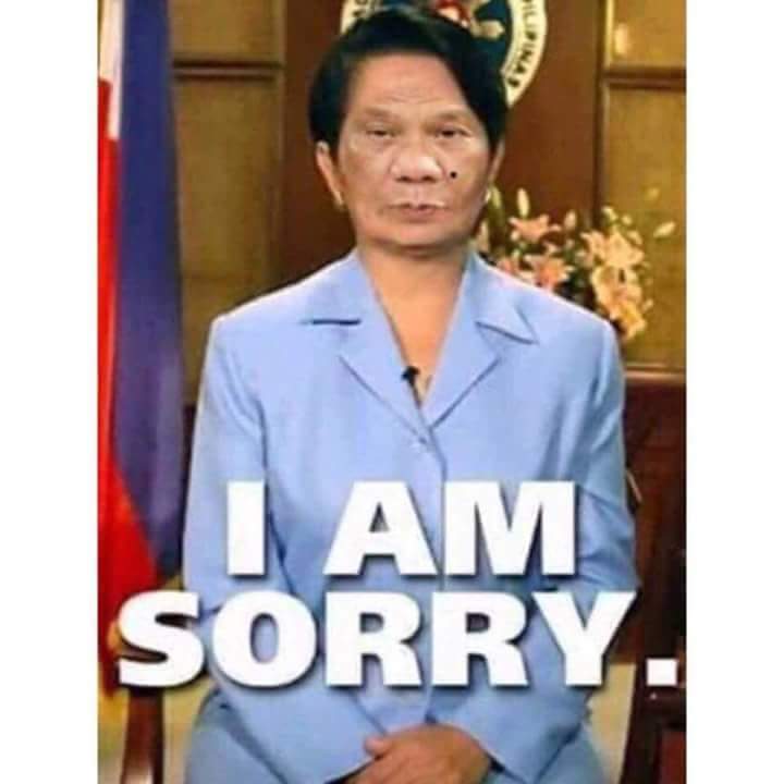 Gloria Macapagal Arroyo I Am Sorry
