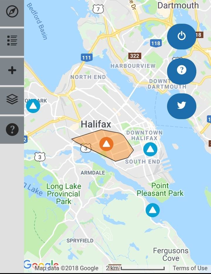 Halifax Traffic on Twitter: "A few power outages in Halifax. Remember, treat out traffic lights ...