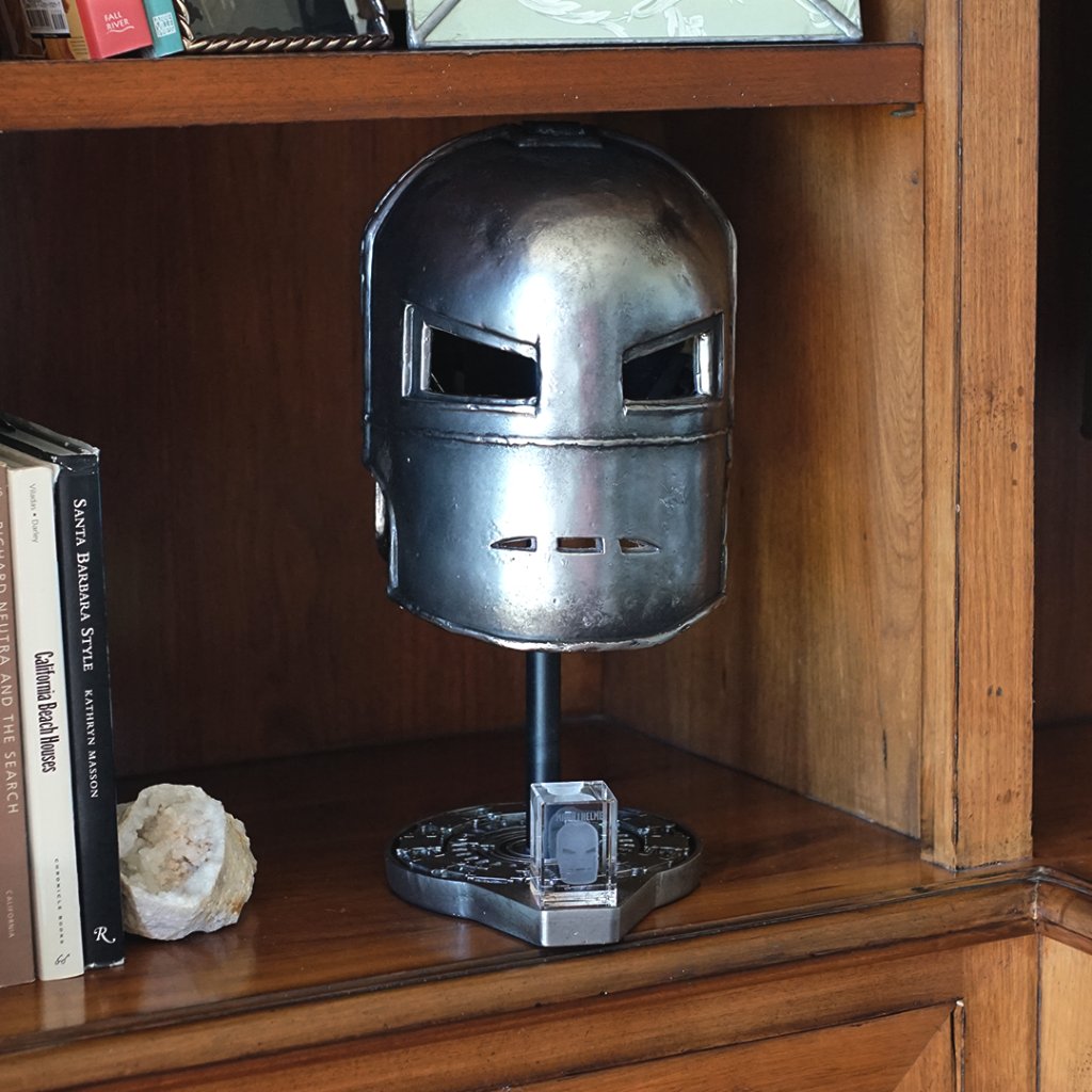 Bring home a film prop replica like this Iron Man Mark I Helmet, made ...