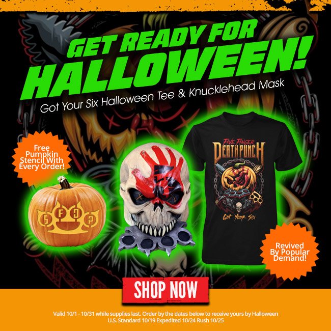 Five Finger Death Punch Mask