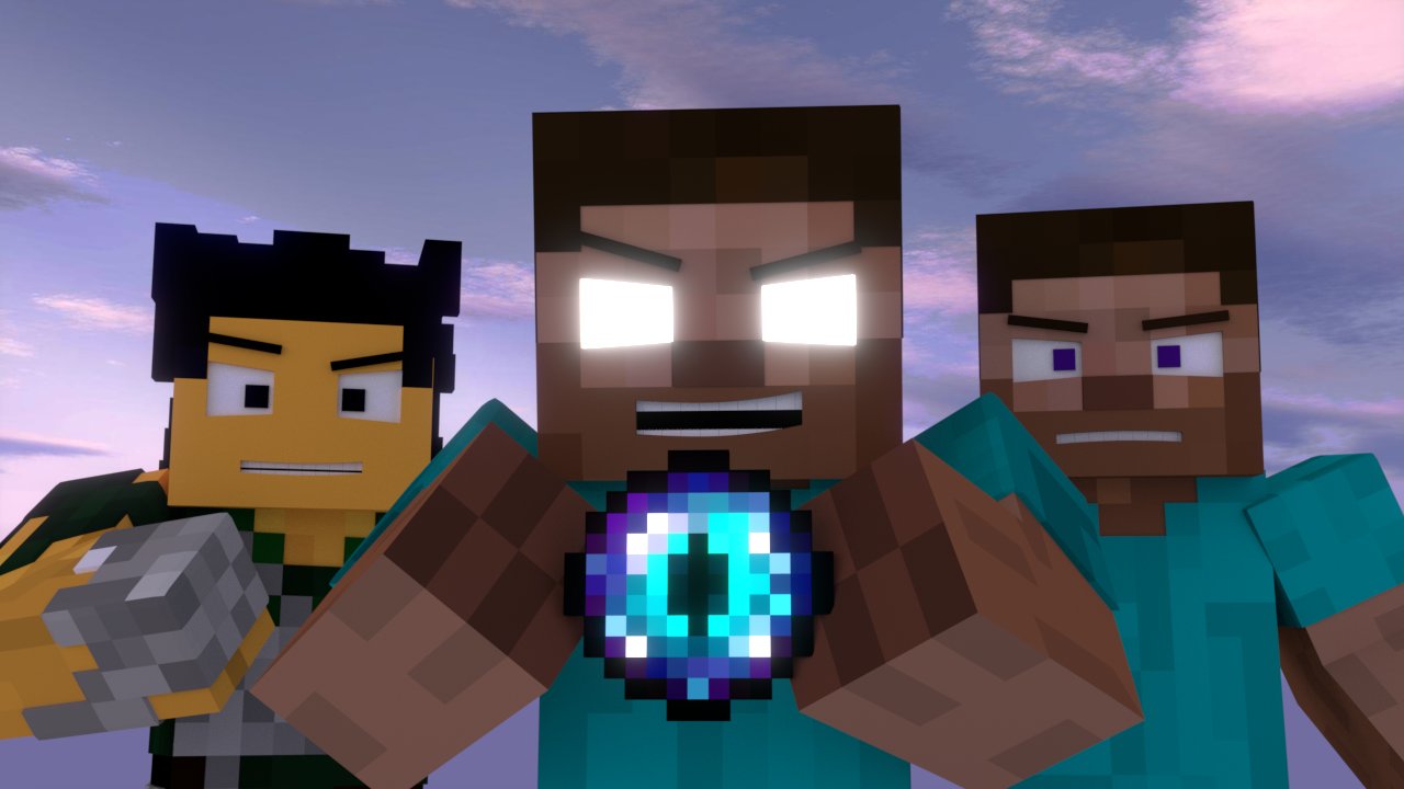 Steve Vs Herobrine Animation