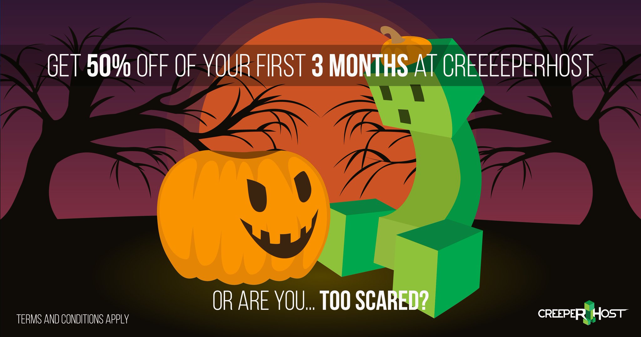 CreeperHost 🎮 on Twitter: "*Ominous Chanting* One Of Us, One Of Us :O 50% off your first 3 ...