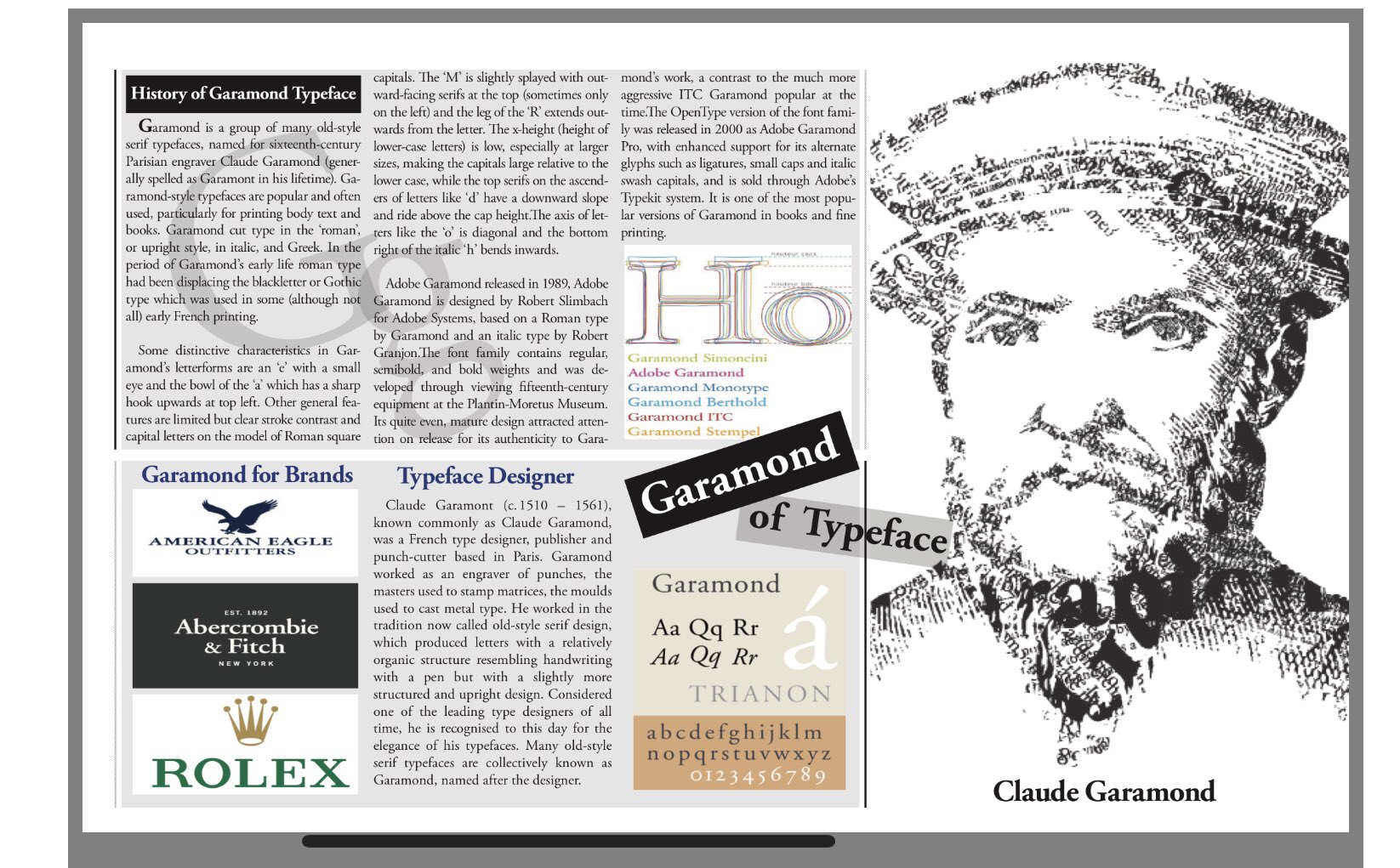 Claude Garamond Poster