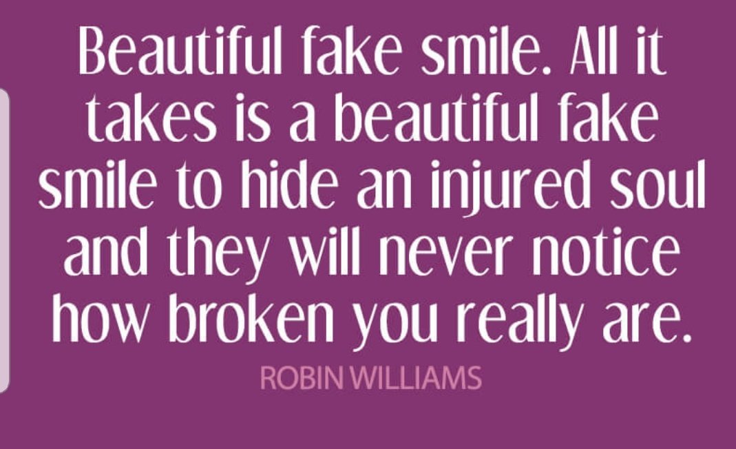 Hiding Behind A Fake Smile Quotes