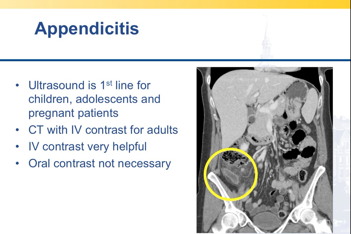 More high value radiology! Topic: PO contrast for abdominal & pelvic CT ...