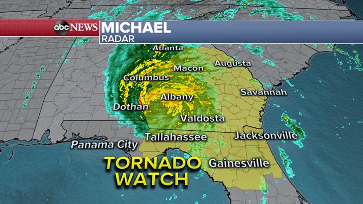 LATEST: HurricaneMichael is now a Category 1 storm as it continues ...