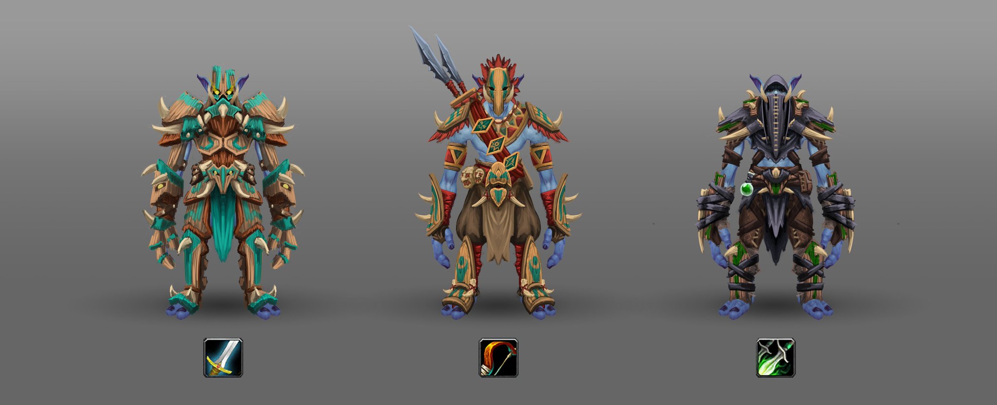 [Fan Art] Race Armor for each Spec