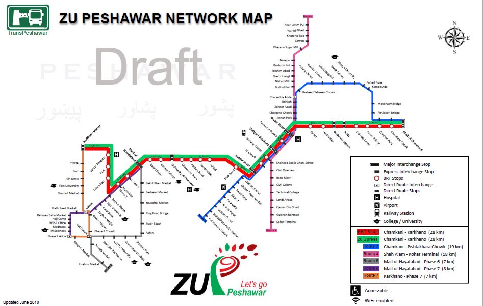 PESHAWAR | Zu Peshawar Bus Rapid Transit System (BRTS) | Infrastructure ...