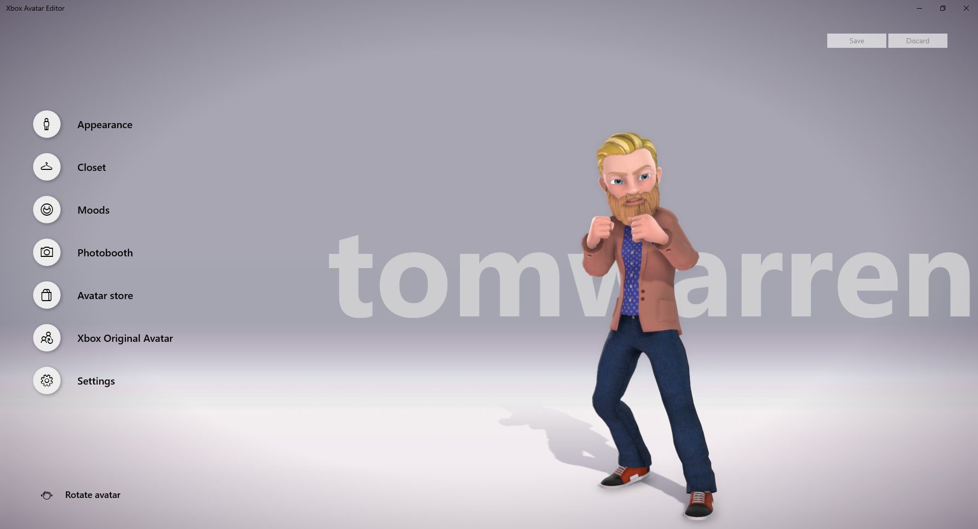 Xbox One Avatar Creation Tom Warren على X: "You Can Now Download